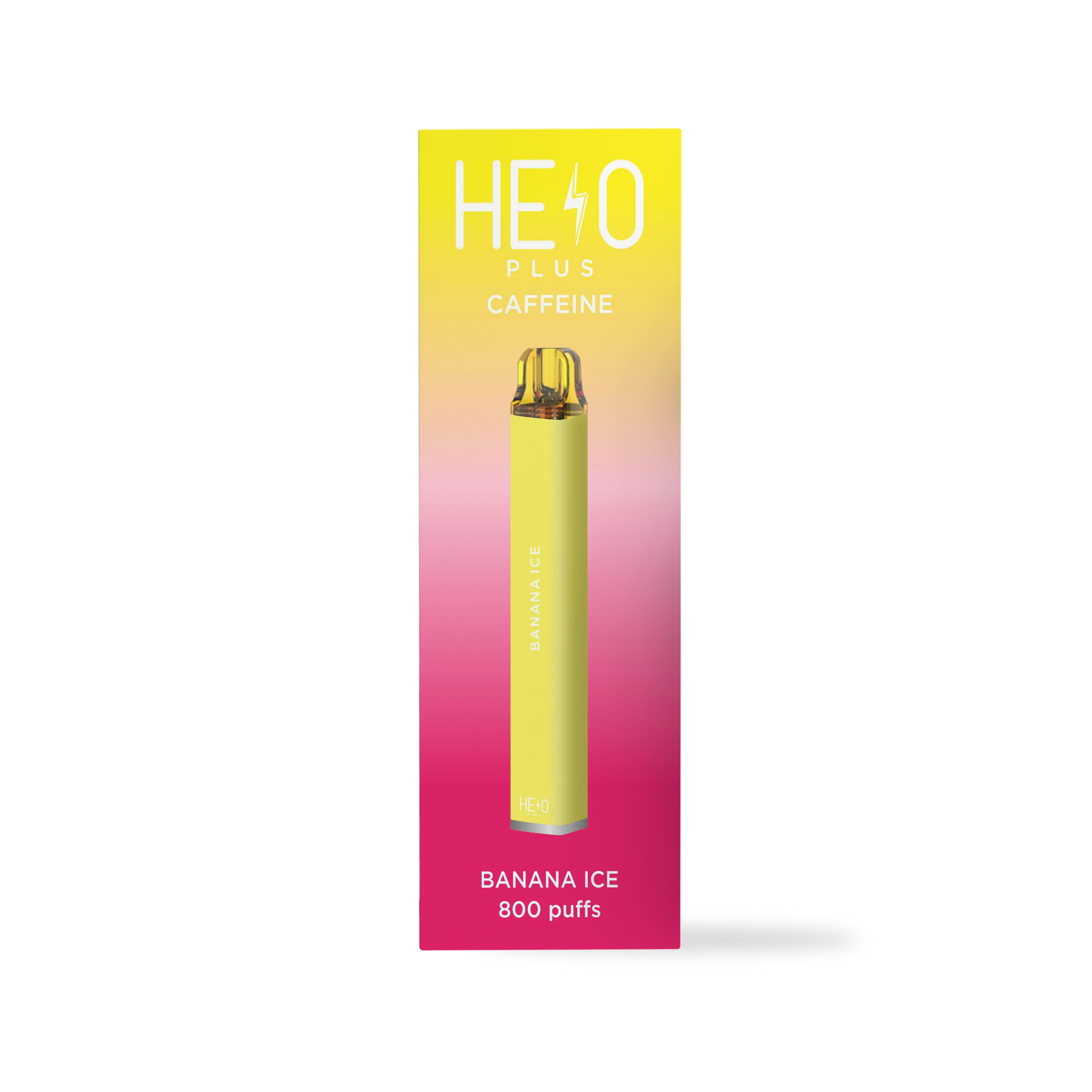 HELO Plus Caffeine Vape | Banana Ice Flavor | Single Use | Nicotine ...